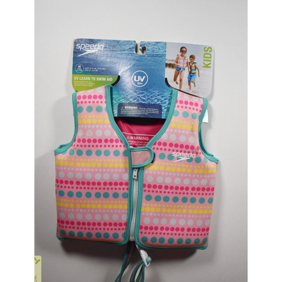 Speedo | Swim | Speedo Kids Girls Swim Vest Life Preserve Candy Pink ...